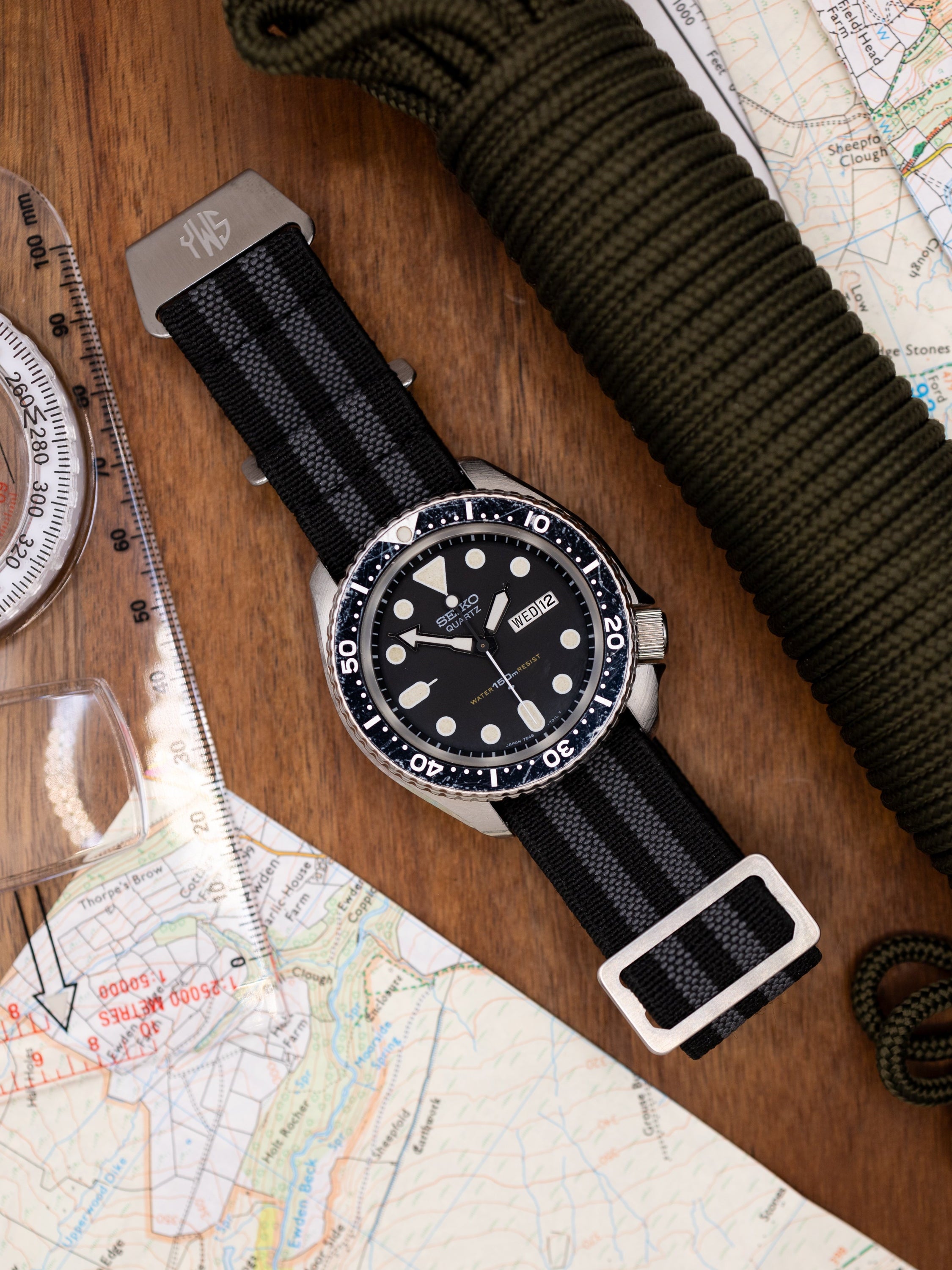 Marine Nationale Style Parachute Elastic Watch Strap - Spectre ...