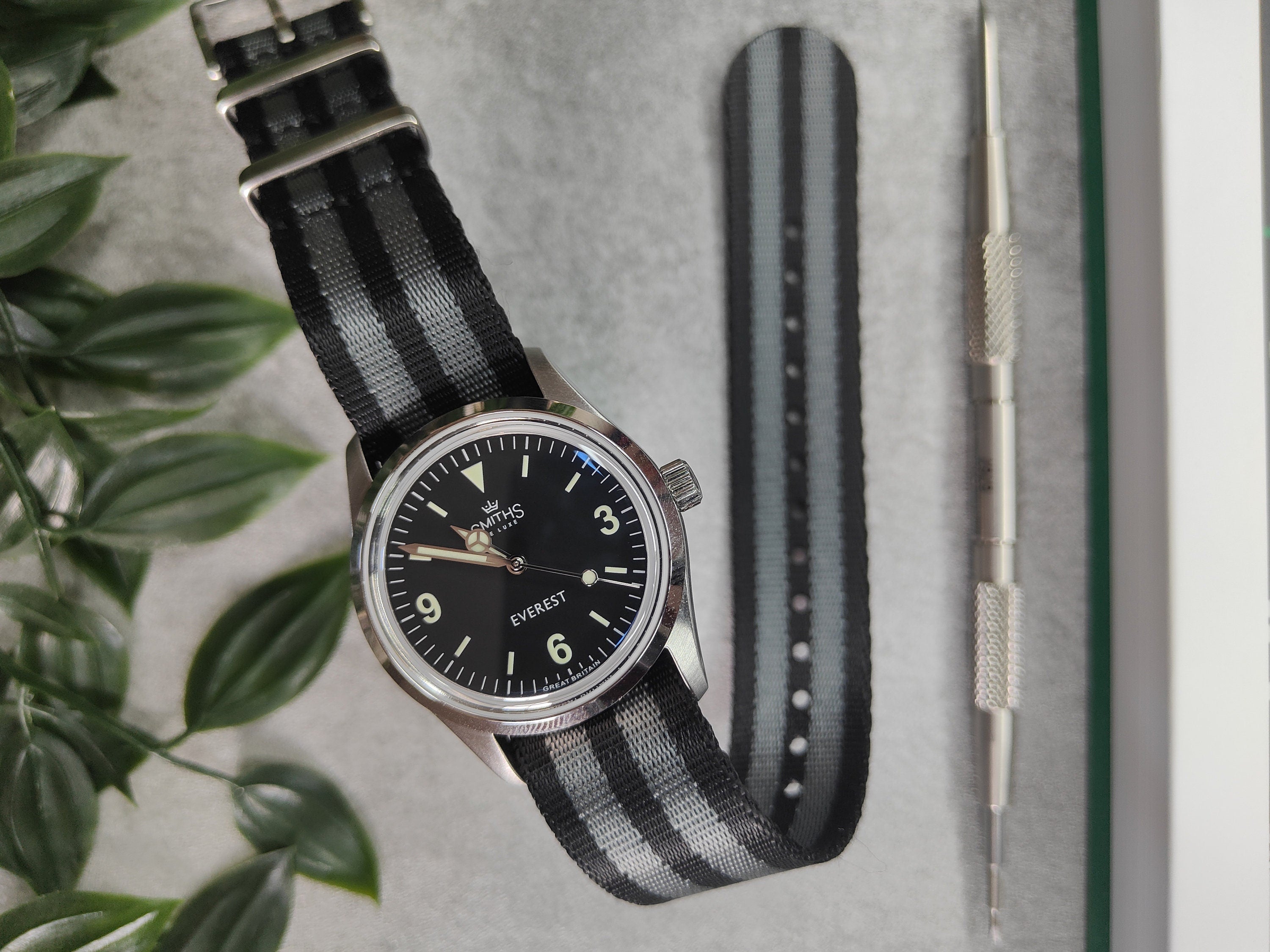 Premium James Bond Spectre Single Pass Seatbelt Military Watch Strap ...